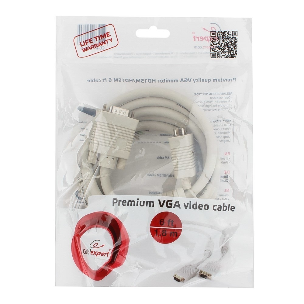 VGA кабель Cablexpert CC-PPVGA