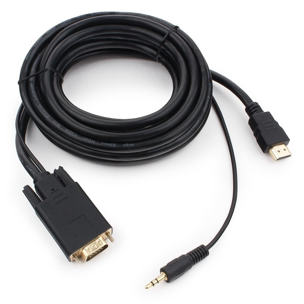 HDMI-VGA кабель Cablexpert A-HDMI-VGA-03